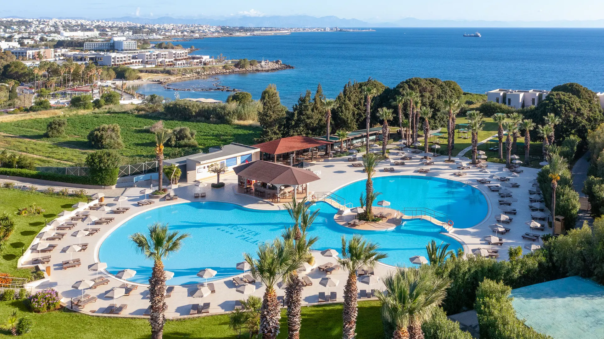 Kresten Palace Deluxe m/ halvpension - Rhodos By/Kalithea/Koskinou ...
